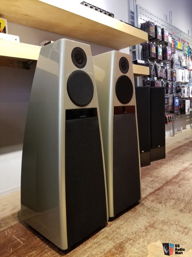 Meridian DSP7000 Digital Active Loudspeaker System Silver w/ Cables ...