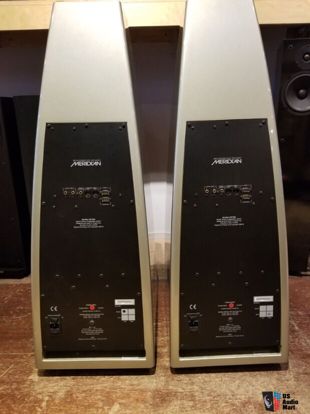 Meridian DSP7000 Digital Active Loudspeaker System Silver w/ Cables ...