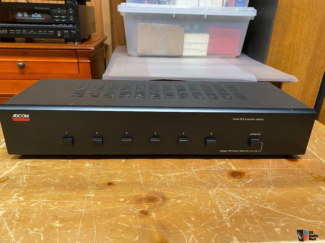 Adcom GFS-6 Speaker Selector For Sale - US Audio Mart