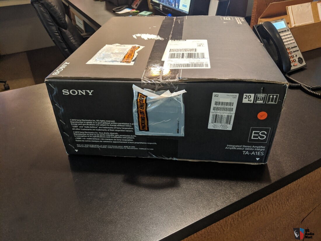 Sony TA-A1ES audiophile integrated amp - NEW IN BOX Dealer Ad - US ...