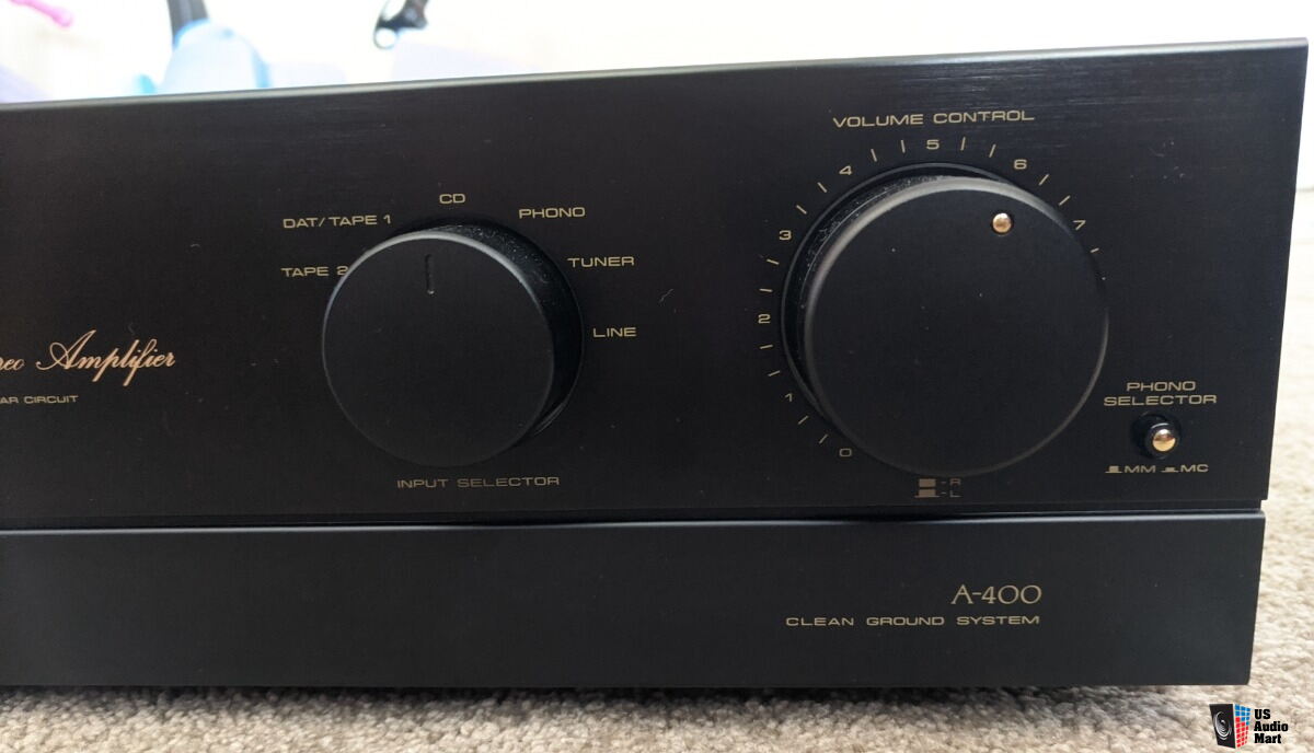 upgraded Pioneer A400 integrated amplifier + step-up transformer. MM ...