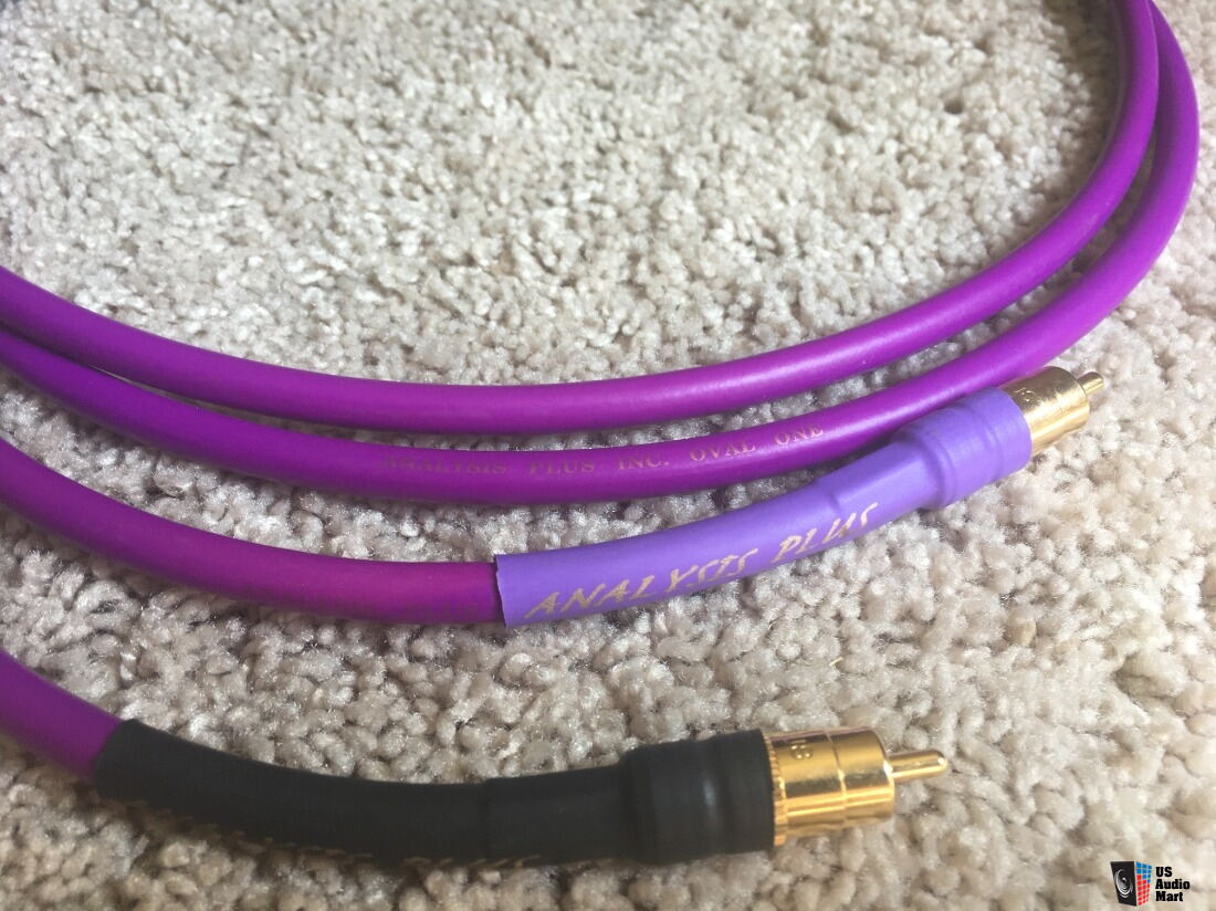 Analysis Plus Oval One Interconnects - 1.5m pair - RCA to RCA Photo ...
