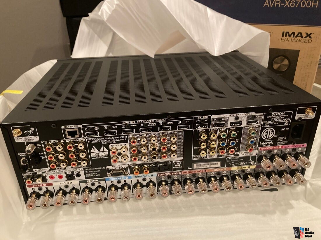 Denon AVR-X6700H 8K ULTRA HD 13.2 channel 3D IMAX Enhanced, Alexa ...