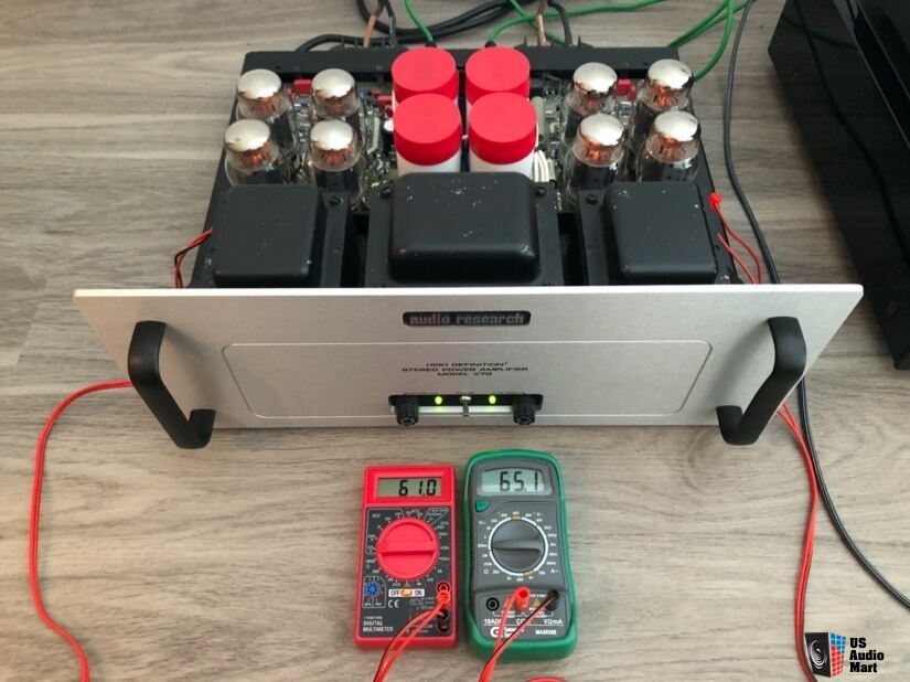 Audio Research V70 Balanced Stereo Tube Power Amplifier Photo #2832374 ...