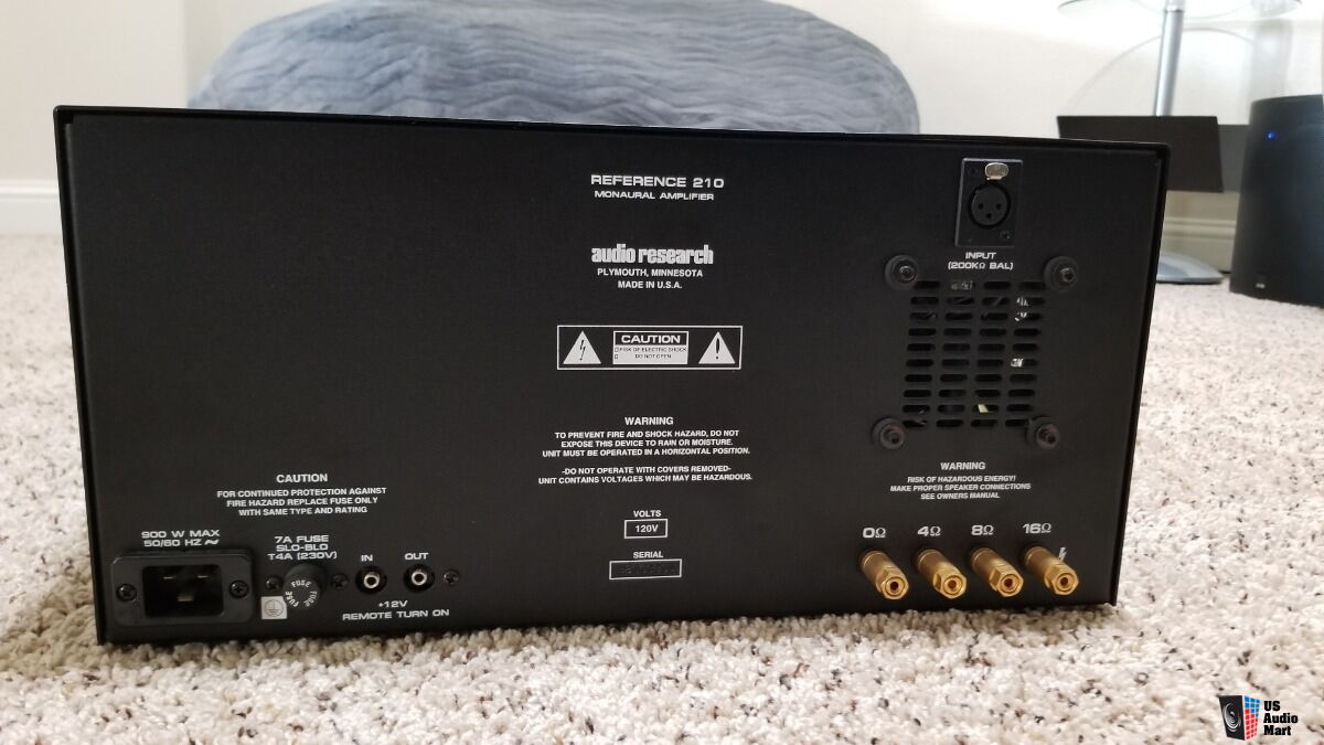 Audio Research Reference 210 (210 watts/ch) Monoblocks Photo #2832539 ...