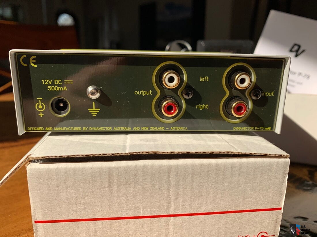 Dynavector P-75 Phono Preamplifier w/ original power supply in original ...