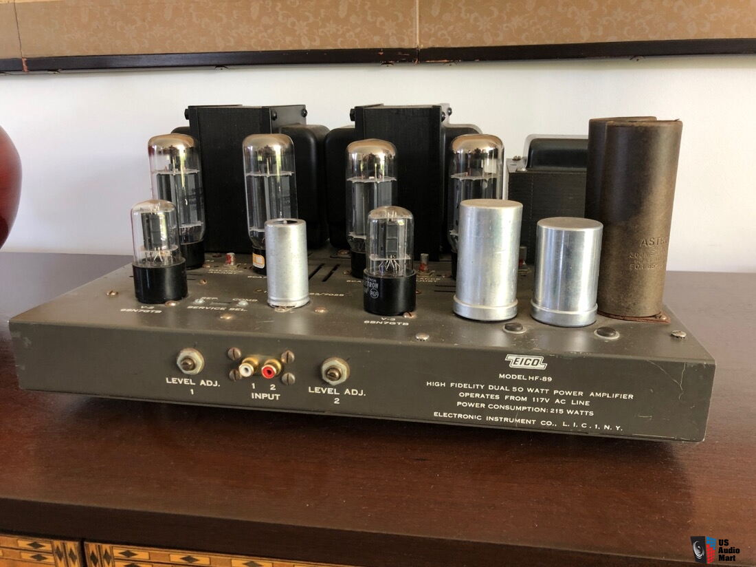 EICO HF-89 Tube Stereo Power Amp Vintage Photo #2835545 - US Audio Mart