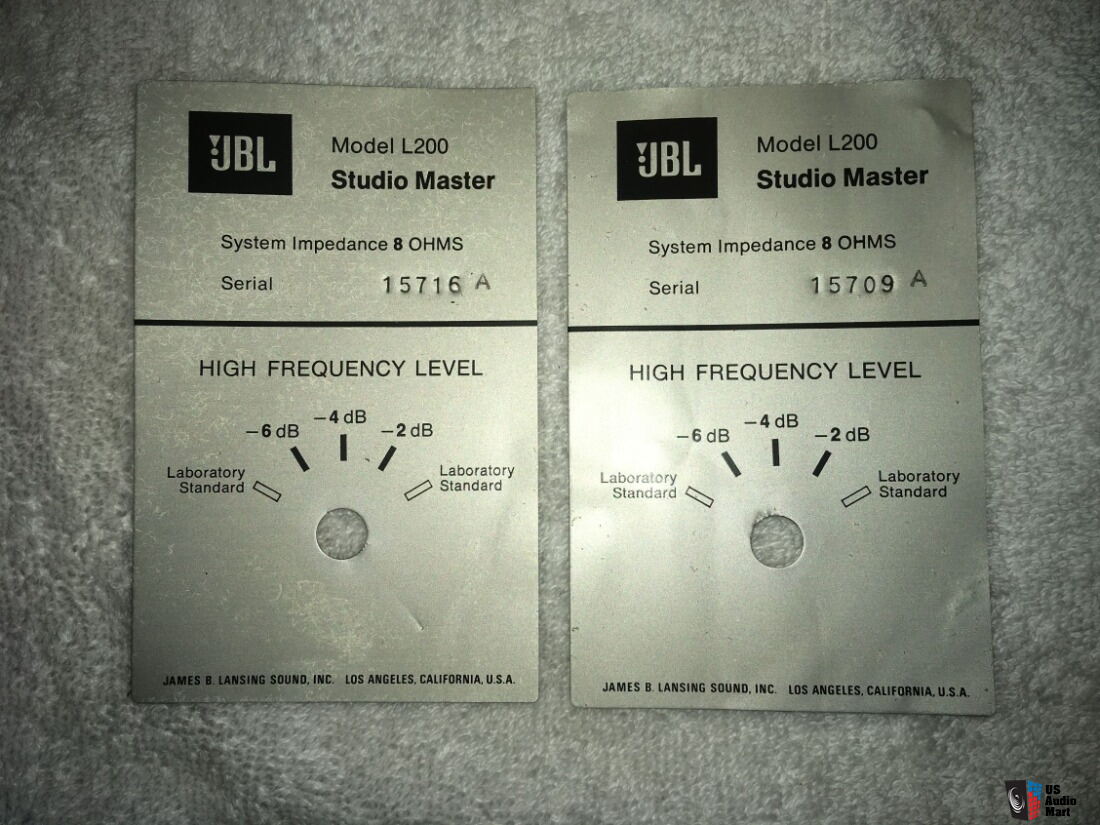 JBL LX16A w/ controls and L200 label (Pair) Photo #2836051 - US Audio Mart