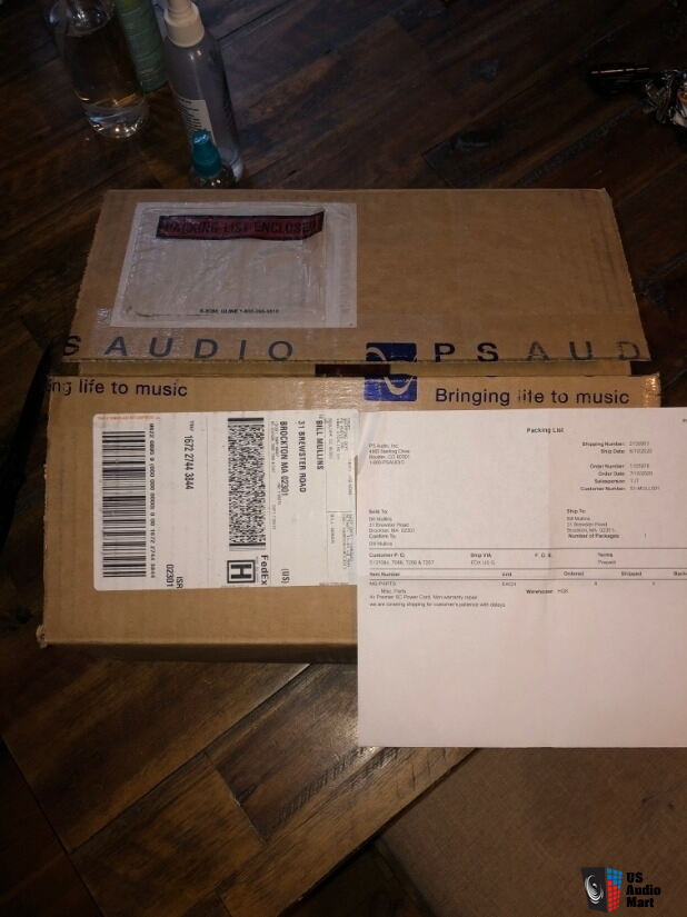PS Audio Premier SC Power cord 2m Checked out by PS Audio for ...