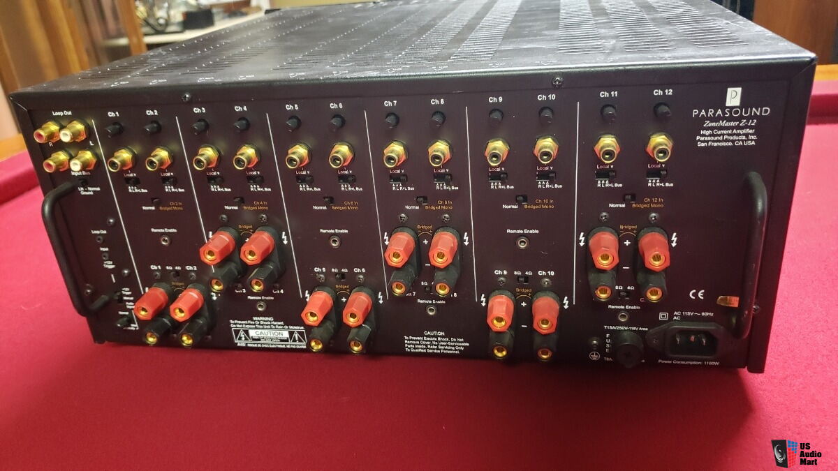 Parasound Zonemaster Z-12 High current Amplifier Photo #2841373 ...