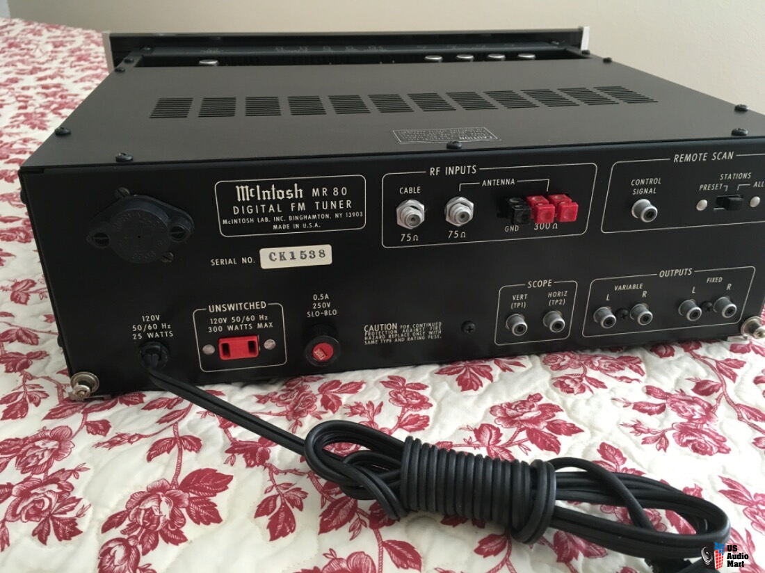 McIntosh mr-80 tuner serviced by mike zuccaro Photo #2843607 - US Audio ...