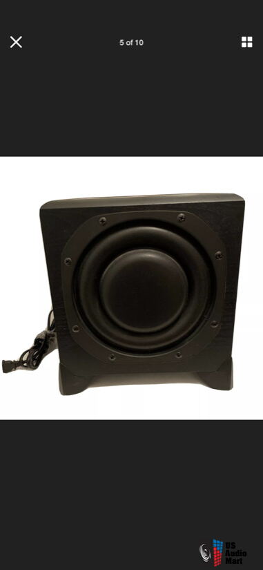 Paradigm UltraCube 10 Powered Subwoofer-FREE shipping! 650 Watts RMS ...