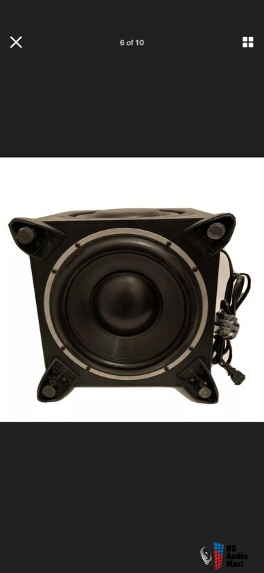 Paradigm UltraCube 10 Powered Subwoofer-FREE shipping! 650 Watts RMS ...