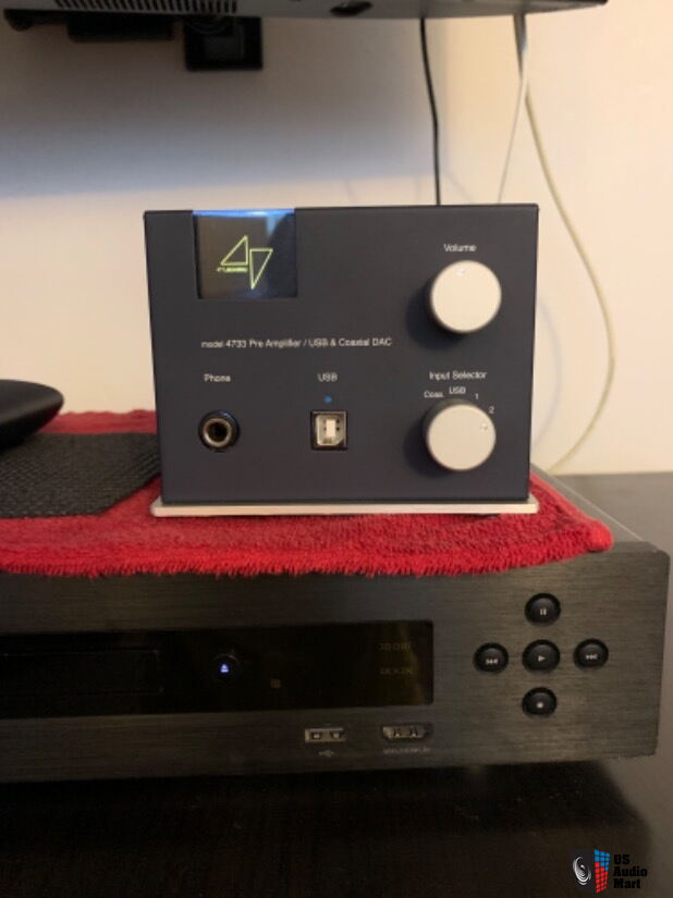 47 Laboratory 4733 Pre Amplifier/usb & Coaxial DAC (+ Headphone Amp ...