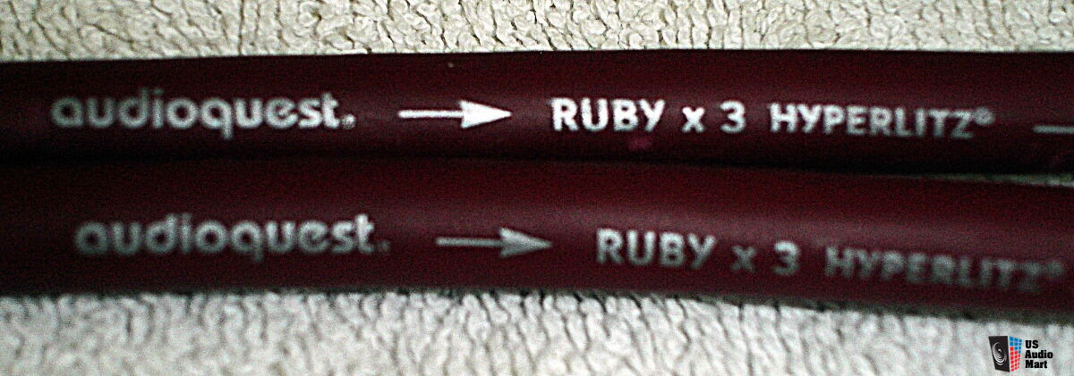 Audioquest Ruby X3 2 meter Single Ended / RCA For Sale - US Audio Mart