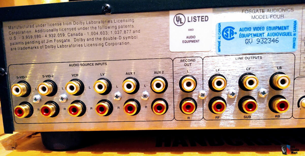 Fosgate Audionics Model Four A/V Preamp/Surround Processor $85 Photo ...
