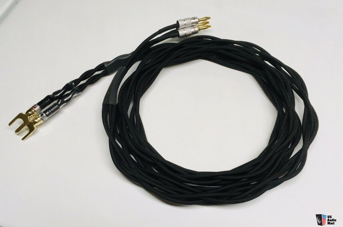 Pine Tree Audio Bi-Wire 12AWG Speaker Cables 8ft BNA spkr -SPD amp ...