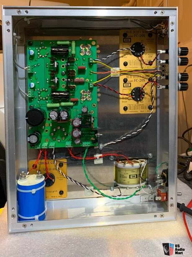 Tubelab SE-II 300B power amp with ISO (ex-Tango) Iron (SET, Single ...