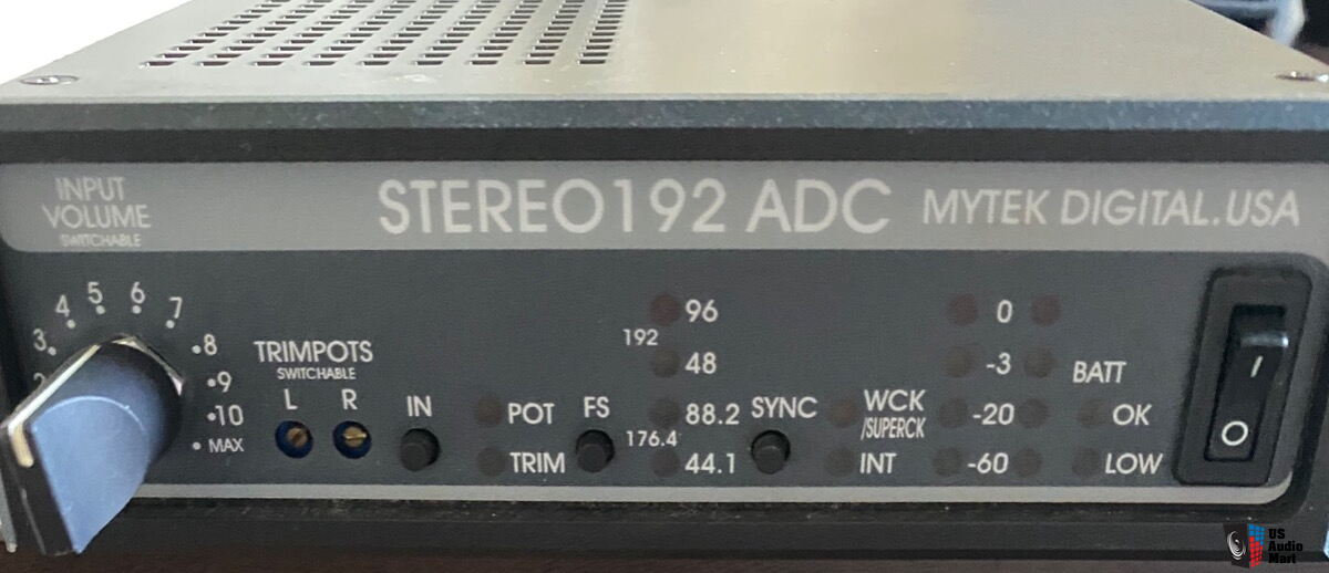 Mytek Stereo192 ADC Analog to Digital Converter Photo #2869380 - UK ...