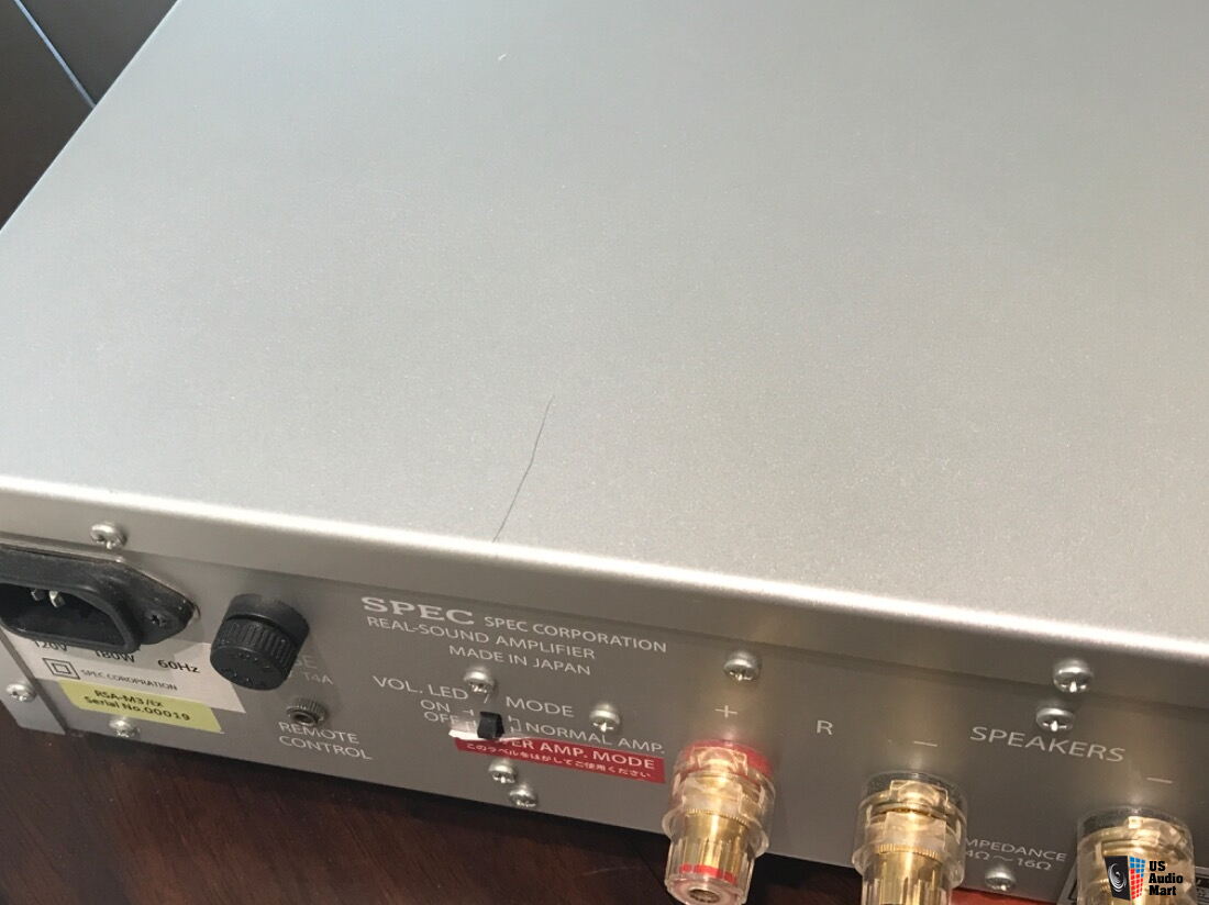 SPEC Corp RSA-M3/EX Super High End.absolutely wonderful integrated amp ...