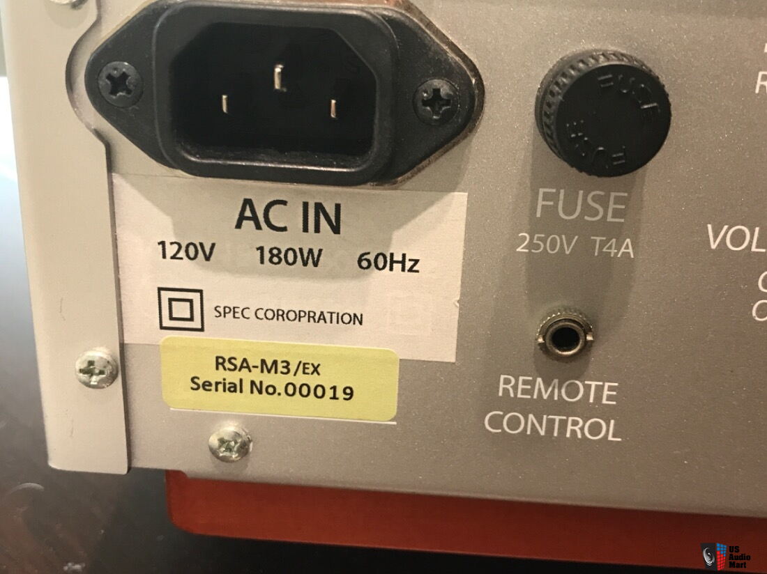 SPEC Corp RSA-M3/EX integrated amplifier Photo #2871649 - UK Audio Mart