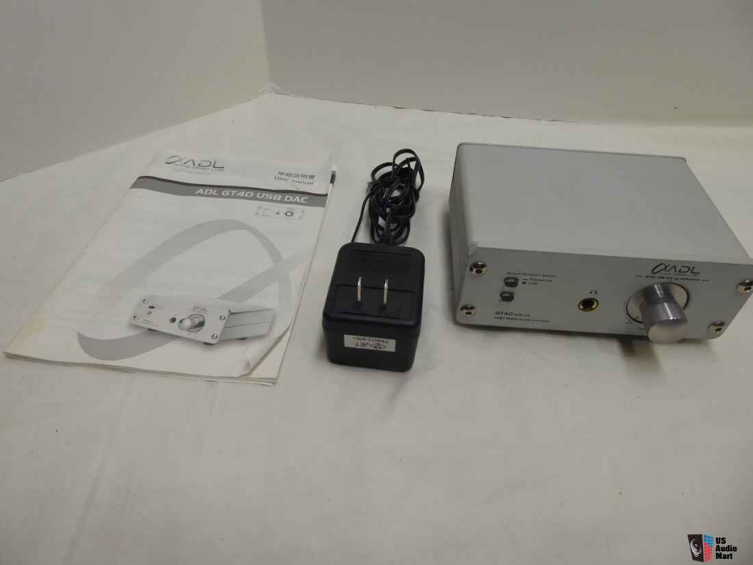 Furutech ADL GT40 USB DAC, analog preamp, MM/MC phono preamp, headphone ...