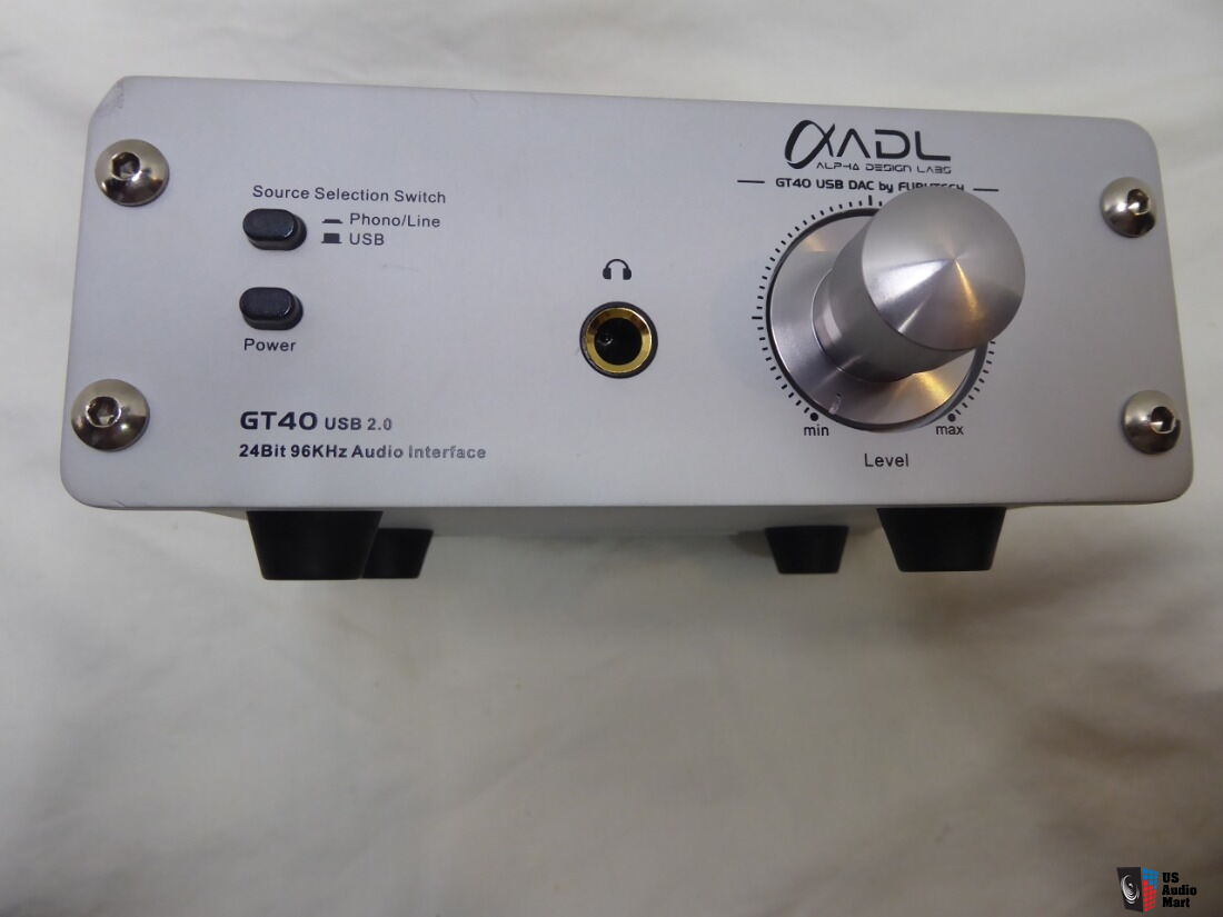 Furutech ADL GT40 USB DAC, analog preamp, MM/MC phono preamp, headphone ...