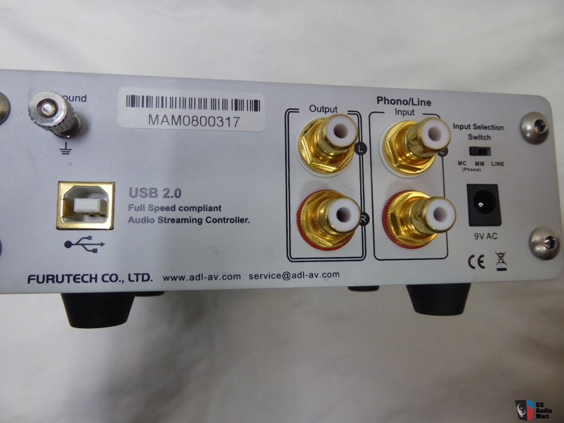 Furutech ADL GT40 USB DAC, analog preamp, MM/MC phono preamp, headphone ...