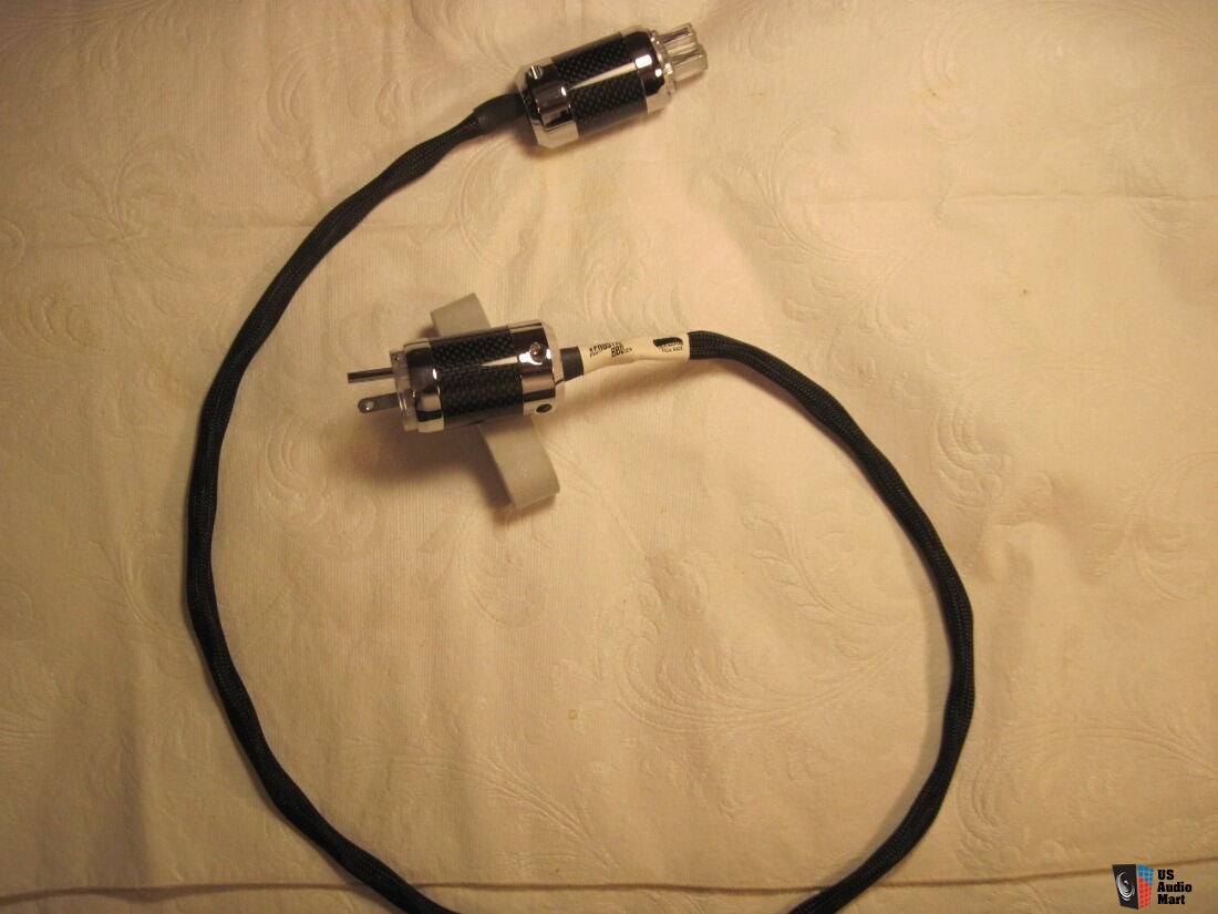 Acoustic BBQ Power Cable w/Connex CF Rhodium Connectors - 4 Feet Long ...