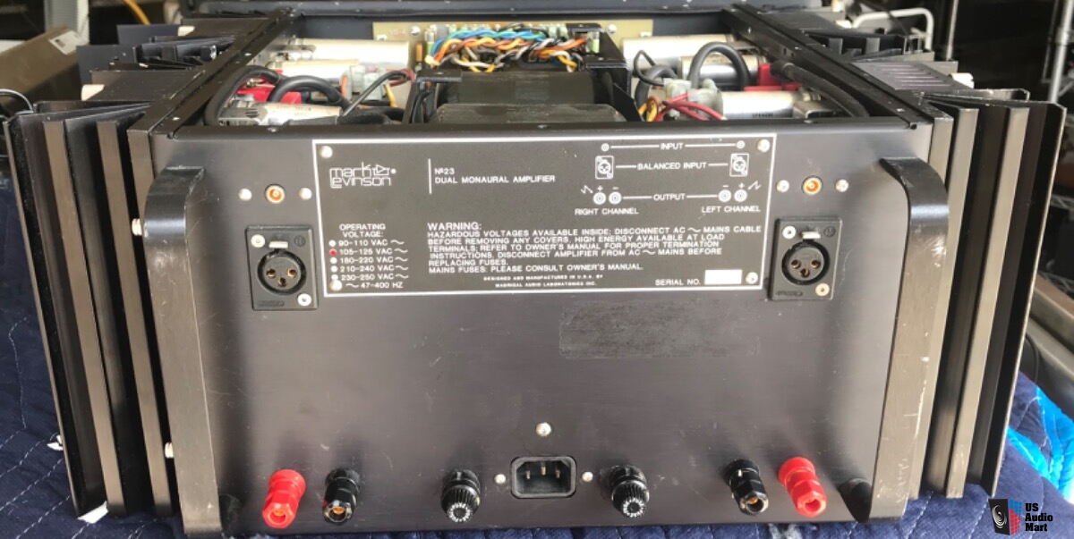 Mark Levinson ML 23 power amp, one channel out, sell or trade Photo ...