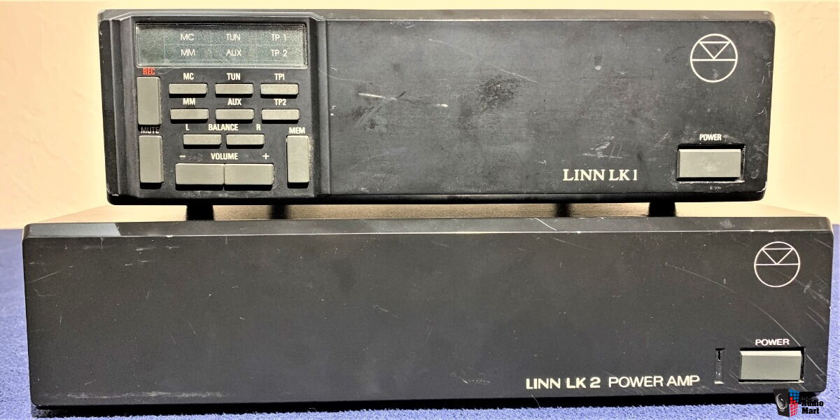 Linn LK1 LK2 pre amp power amp with remote and interconnects Photo ...