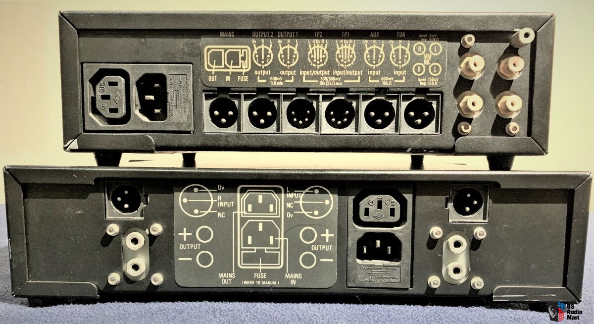 Linn LK1 LK2 pre amp power amp with remote and interconnects Photo ...