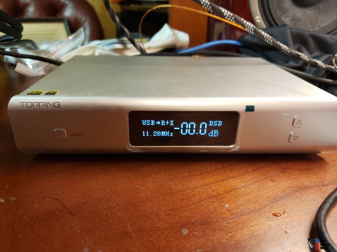 Topping Balanced D90 USB DAC (Silver) Free Shipping For Sale - US Audio ...