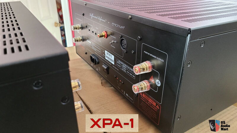 Emotiva XPA-1 Gen 2 Monoblocks with custom power cables Photo #2899930 ...