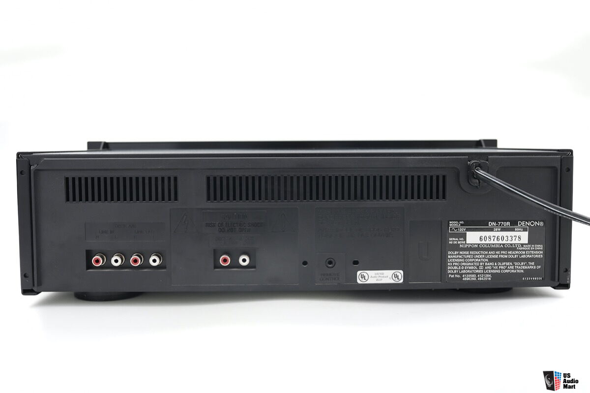 Denon Dual Professional Cassette Deck - DN-770R - Excellent Photo ...