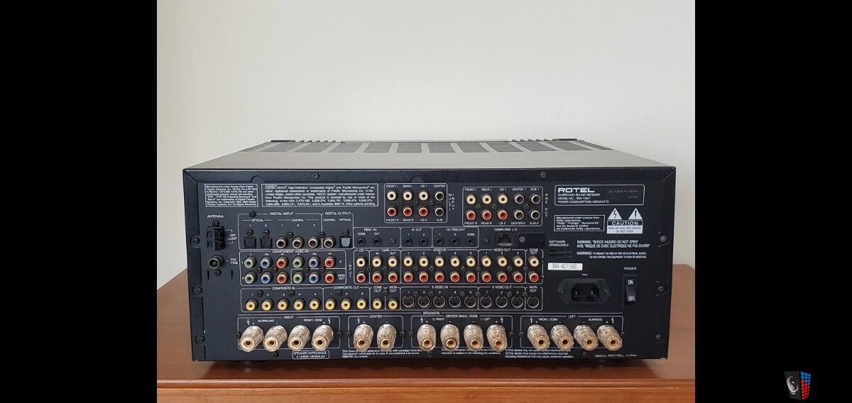 Rotel RSX-1067 AV Receiver (7.1 Channel x 100 watts) Flagship Home ...