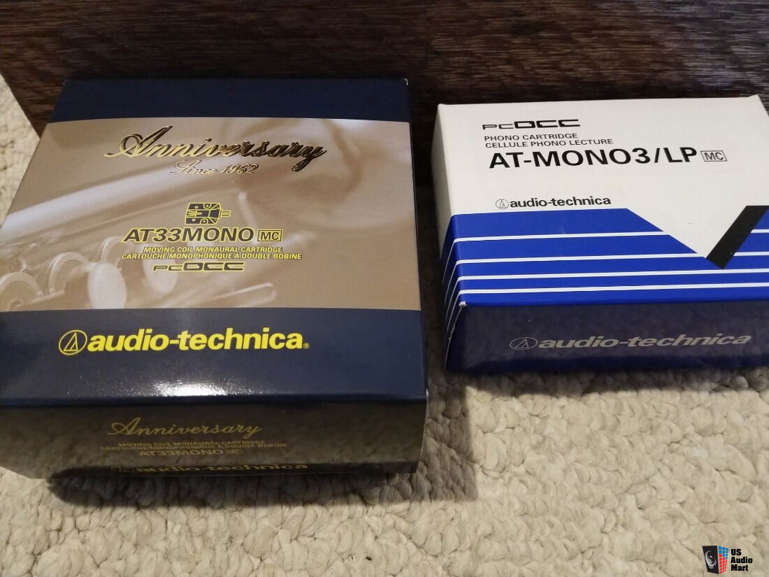Audio Technica Mono Cartridges - AT33Mono and AT-MONO3/LP For Sale - US ...