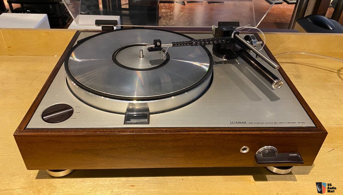 Luxman PD-300 Disc Stabilizer Air Supply Turntable w/ Unknown HES ...