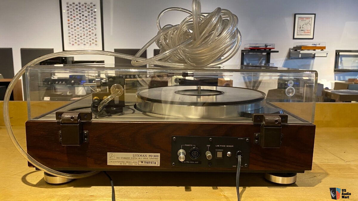 Luxman PD-300 Disc Stabilizer Air Supply Turntable w/ Unknown HES ...
