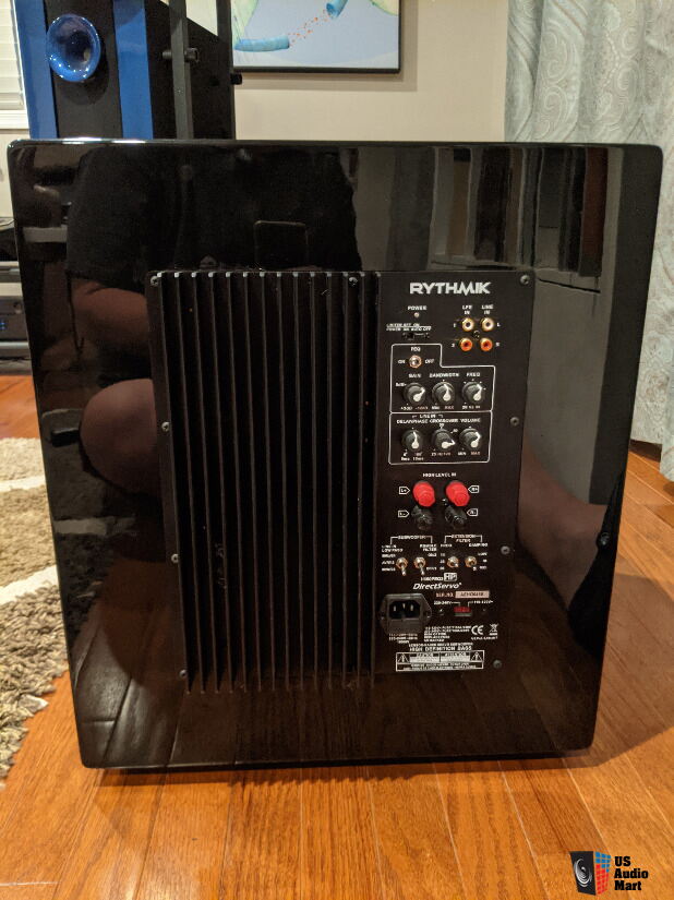 Rythmik Audio E15 SE Piano Gloss Black Sealed Subwoofer with high power ...