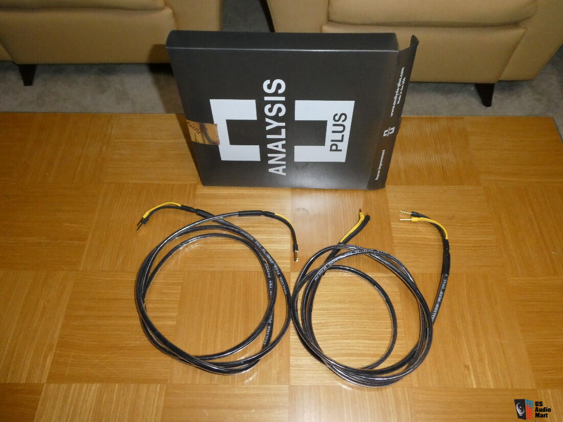Analysis Plus Oval 12 Speaker Cables, Bananas Photo #2922440 - US Audio ...