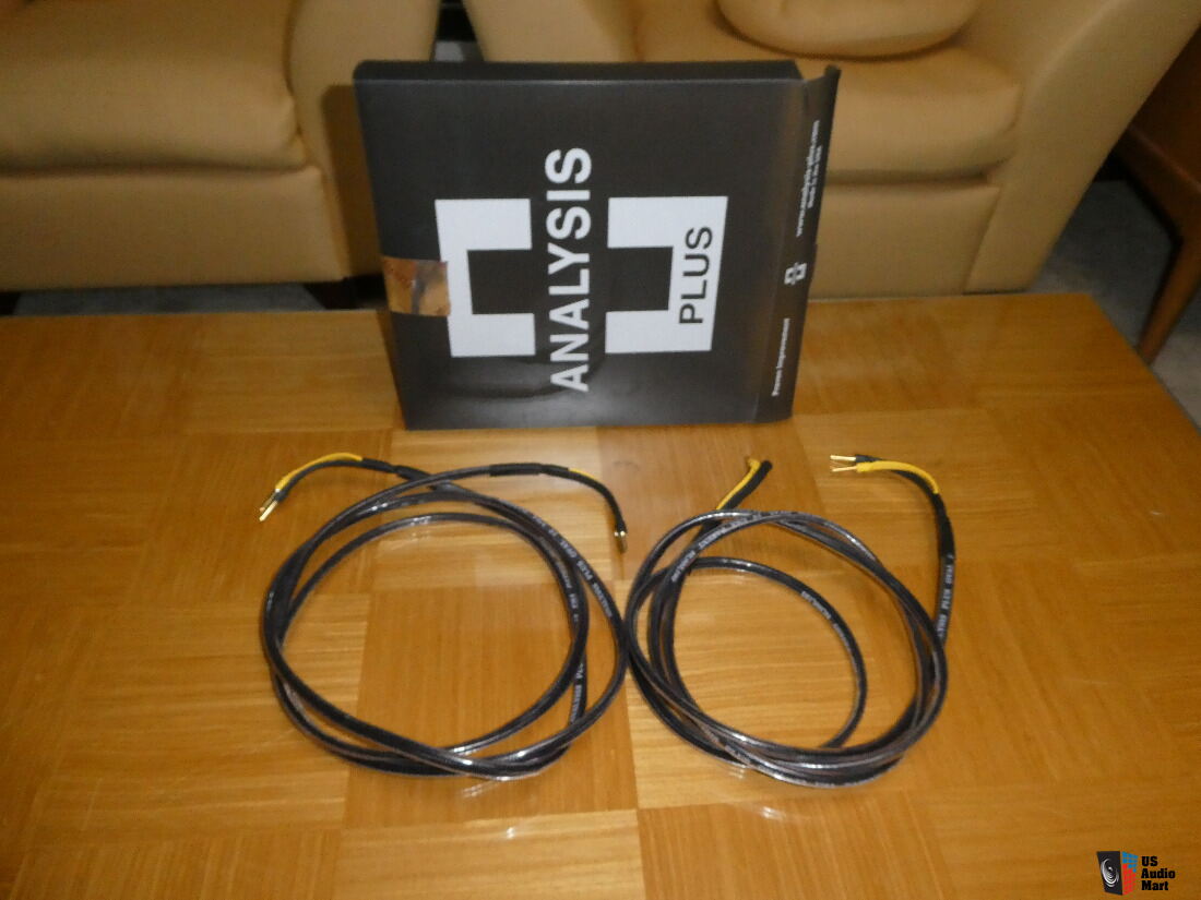 Analysis Plus Oval 12 Speaker Cables, Bananas Photo #2922447 - US Audio ...