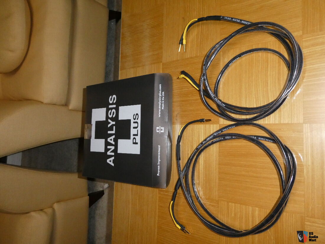 Analysis Plus Oval 12 Speaker Cables, Bananas Photo #2922447 - US Audio ...