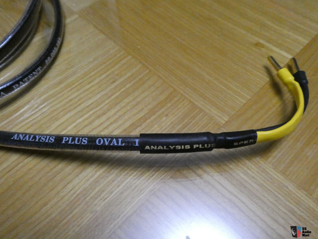 Analysis Plus Oval 12 Speaker Cables, Bananas Photo #2922447 - US Audio ...