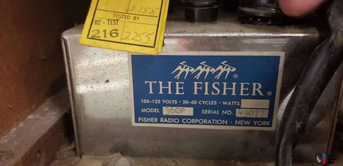 Extremely Rare Fisher Custom Sixty Top of the Line Tube Console with ...