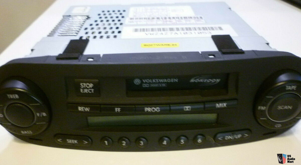 2002 to 2005 Volkswagen Cassette Player Car Radio Monsoon Photo ...