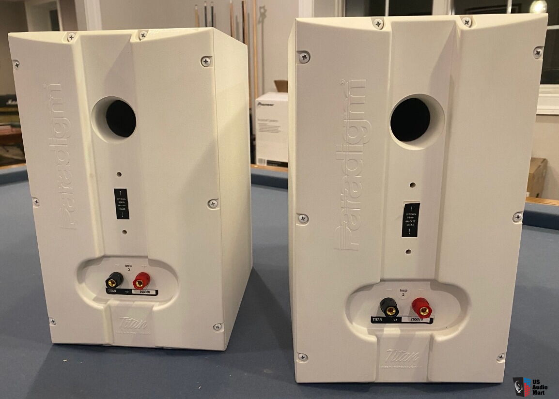 Paradigm Titan v.2 Bookshelf Speakers - White Photo #2931896 - UK Audio ...