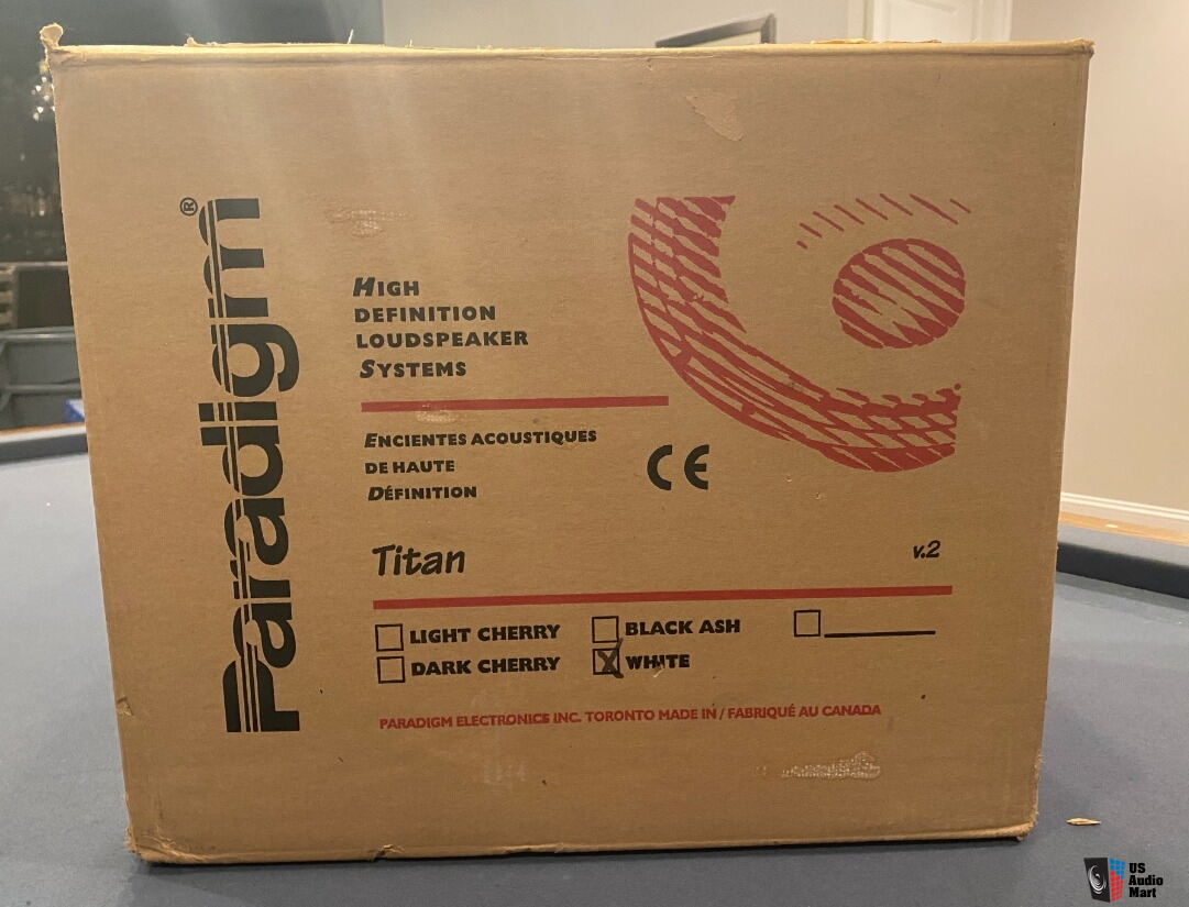 Paradigm Titan v.2 Bookshelf Speakers - White Photo #2931898 - US Audio ...
