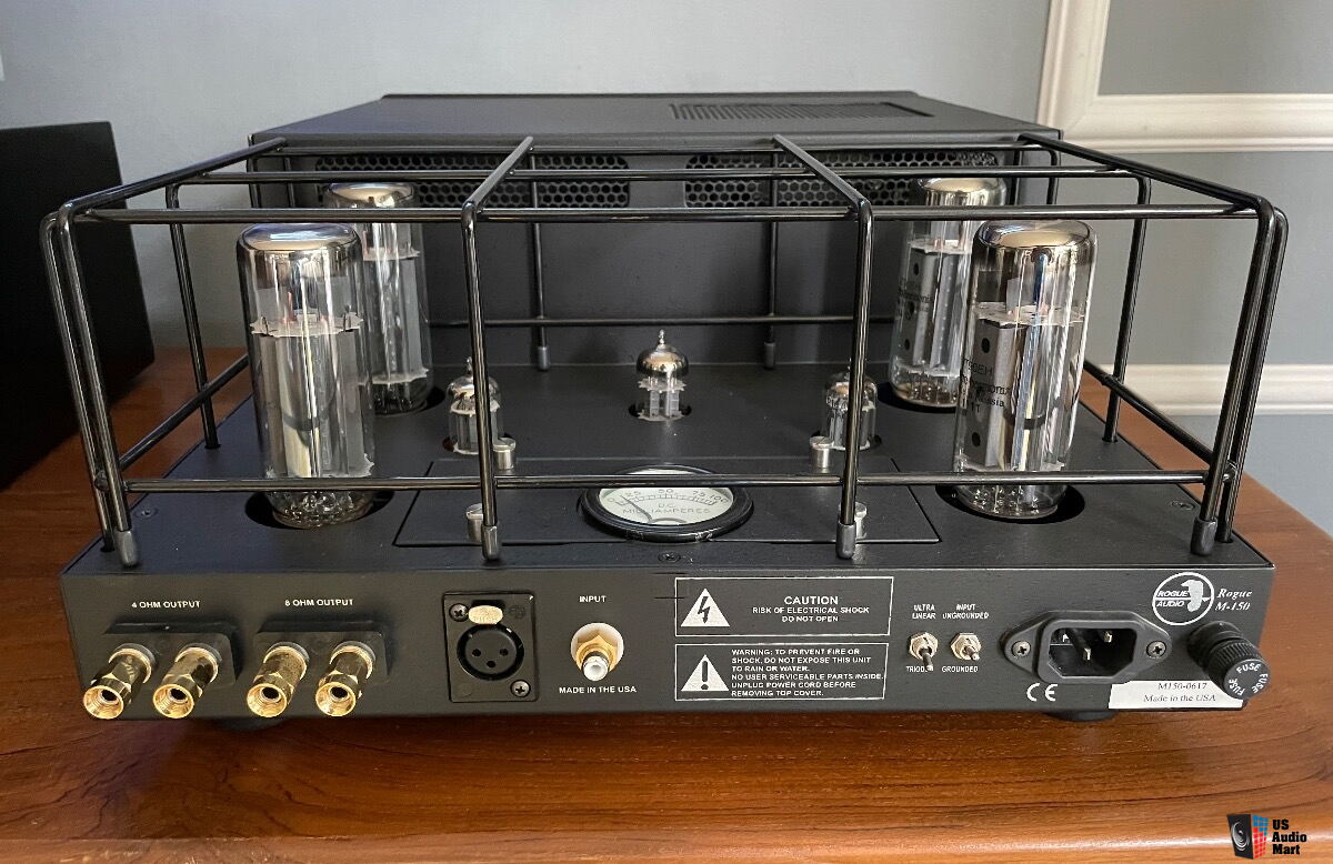 Pair Rogue Audio M-180 Monoblock Tube Amplifiers - 180W, Black Photo ...