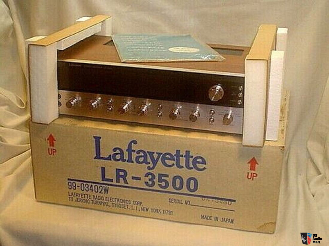 PRISTINE Vintage 1976 Lafayette LR-3500 STEREO Receiver ~ MADE IN JAPAN ...